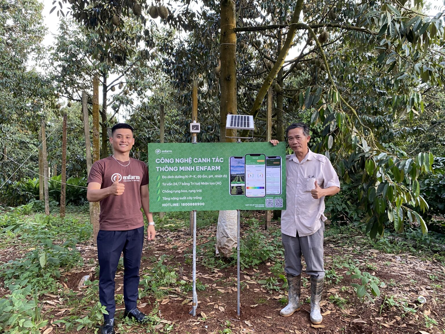 enfarm smart soil sensing technology - Paris Peace Forum